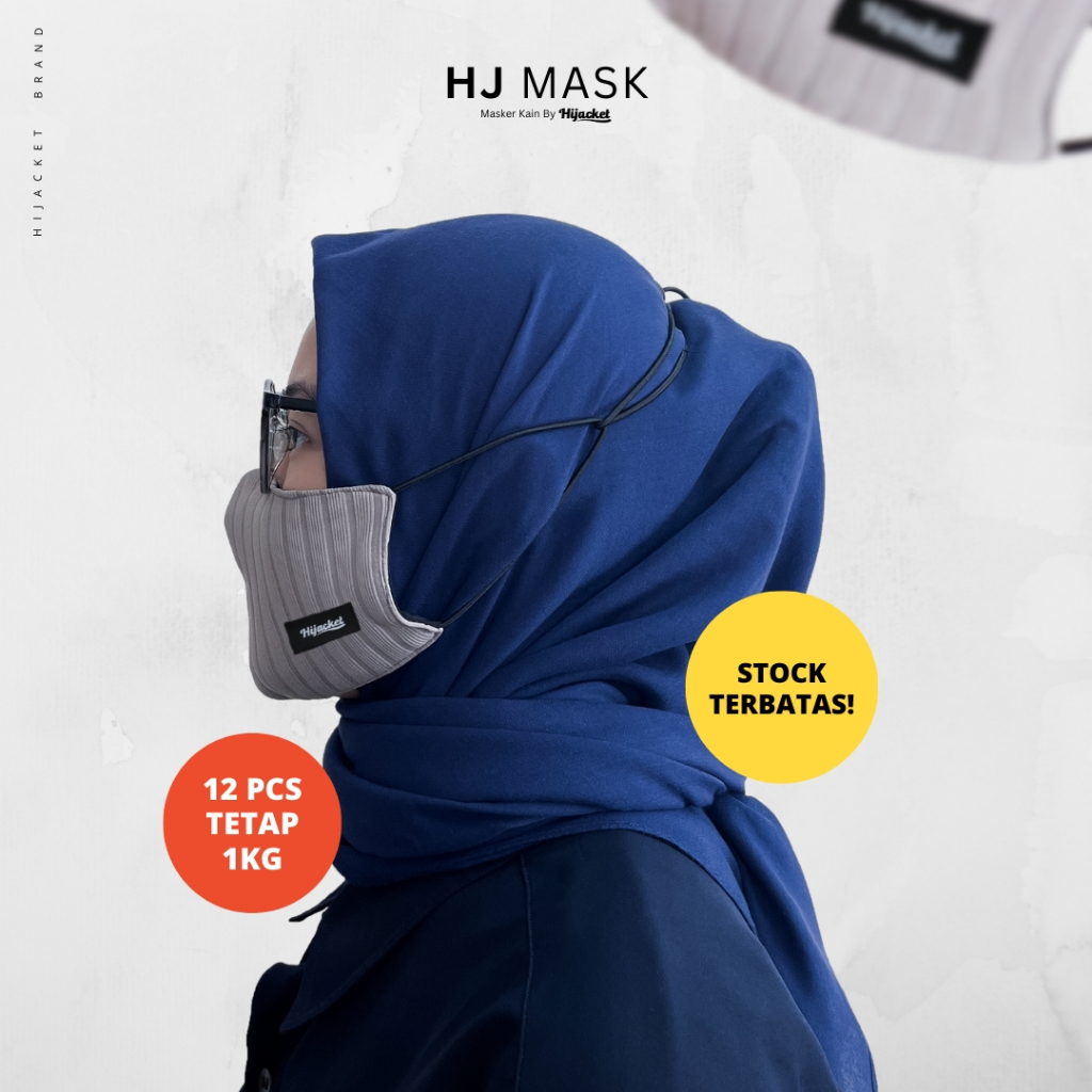 Jual Micro mask hijacket / Masker Kain hijab Wajah Duckbill Pria Wanita ...