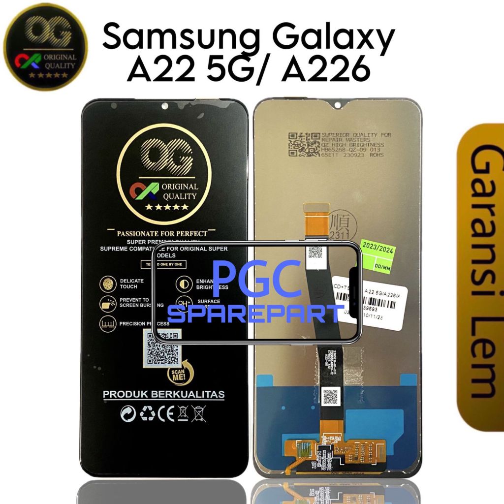 Jual ORIGINAL SUPER OG - LCD Touchscreen Fullset Samsung Galaxy A22 5G ...