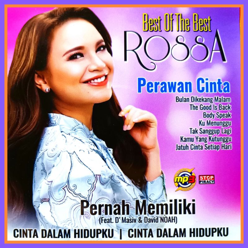 Jual Kaset MP3 Audio Musik 150 Lagu Pop Indonesia ROSSA Album Pilihan Terlengkap | Shopee Indonesia