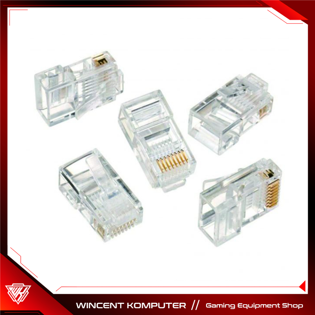 Jual Konektor RJ45 / Connector RJ45 LAN Network | Shopee Indonesia