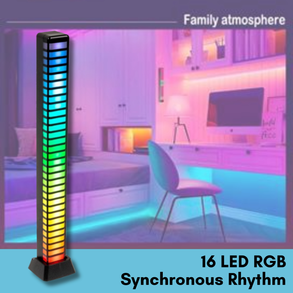 Jual Lampu LED RGB Bar Strip Sound Rhythm 3D USB Type C L026D | Shopee ...