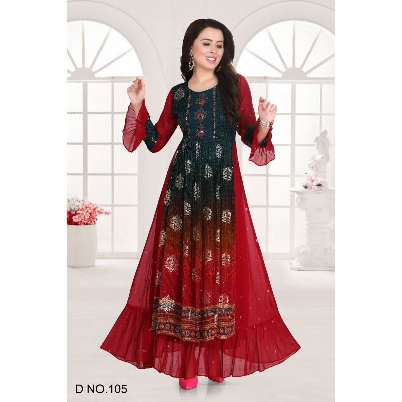 Jual Gamis India Original Made In India Gown India Dress India Ori ...