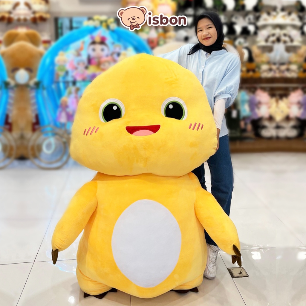 Jual ISTANA BONEKA Giant Yellow Dino kuning 1,5 meter Super Besar ...