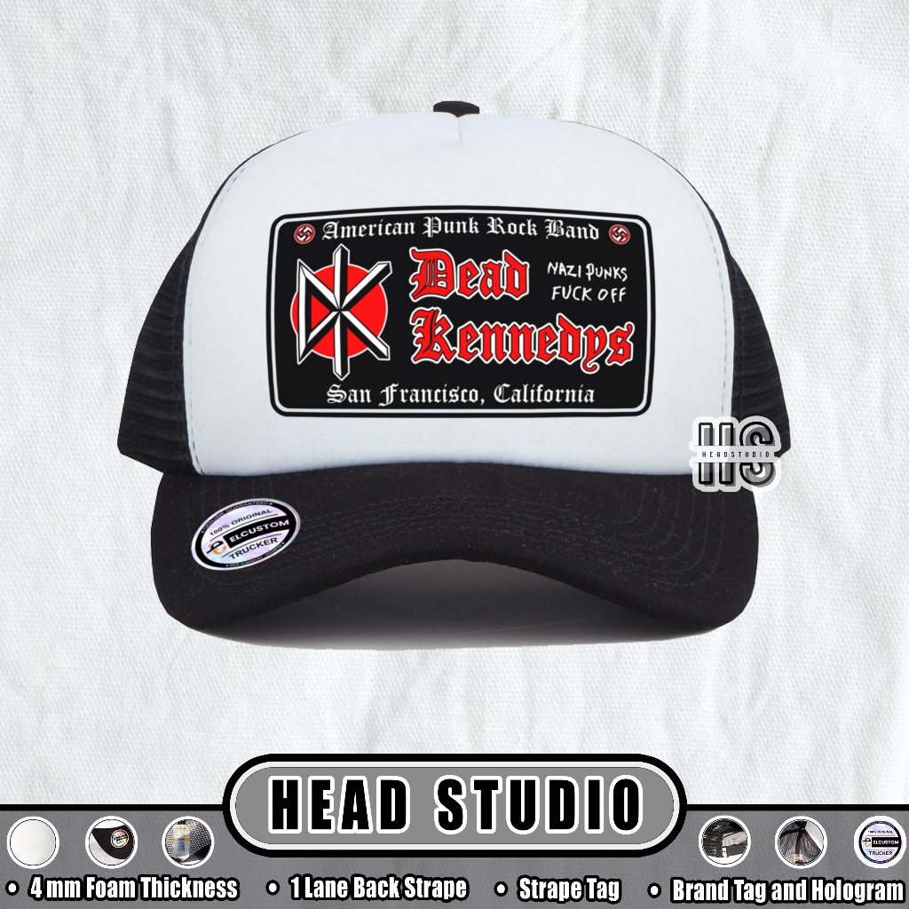Jual Headstudio - Topi Jaring Band DEAD KENNEDYS - Fanart Kotak Chrome ...