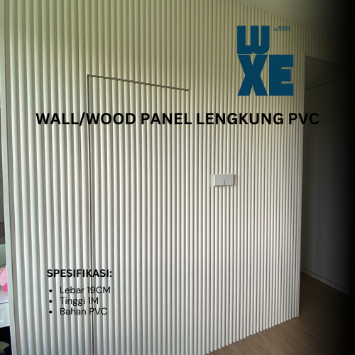 Jual 1M X 19CM Wall/Wood Panel WPC VPC Lengkung Premium Termurah dan ...