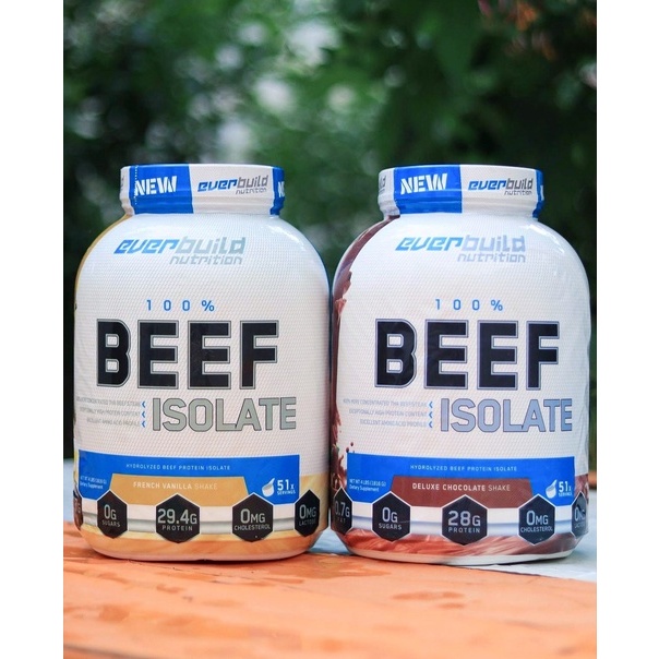Jual Everbuild Beef Isolate Protein 4 lbs ever build iso 4lbs original ...