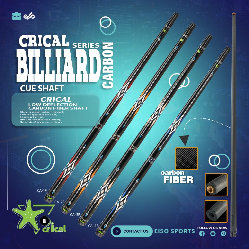 Jual Crical Carbon Cue Stick Billiard | Shopee Indonesia