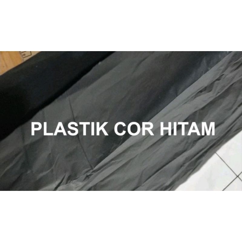 Jual plastik cor hitam 1 bal plastik lapis cor jalan | Shopee Indonesia