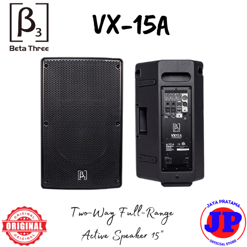 Jual Beta Three 3 VX15A 2-Way Full-Range Speaker Aktif 15" Original VX ...