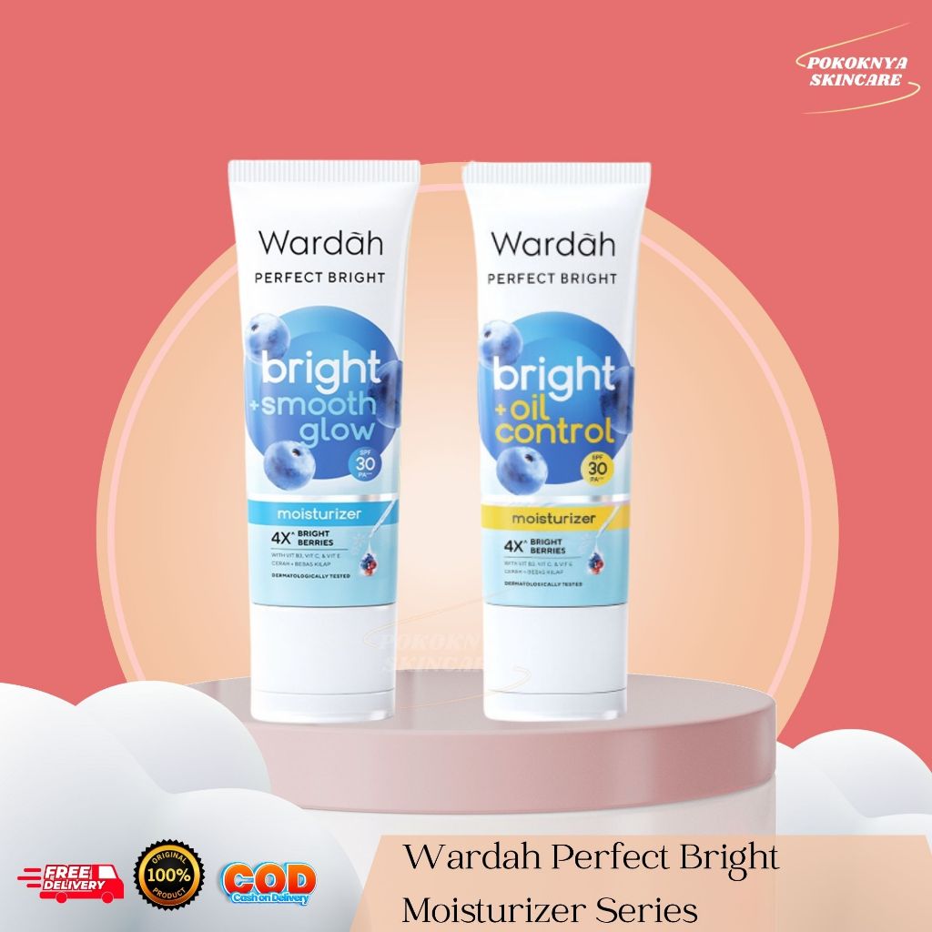 Jual Wardah Perfect Bright Moisturizer Bright Smooth Glow SPF 30 PA+++ 20ml | Shopee Indonesia