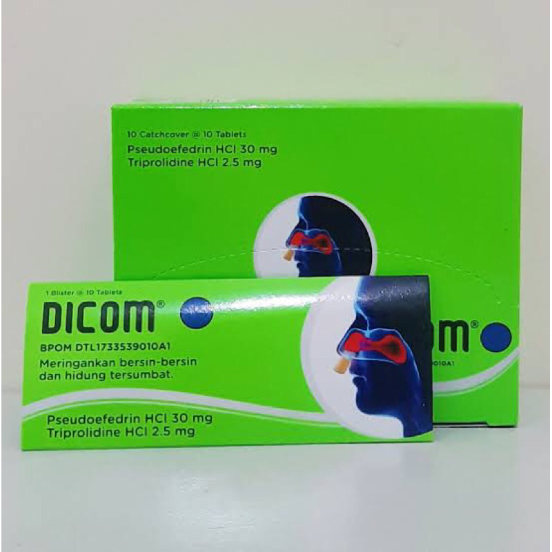 Jual Dicom Tablet strip isi 10 | Dicom Obat Flu | Dicom | Dikom ...