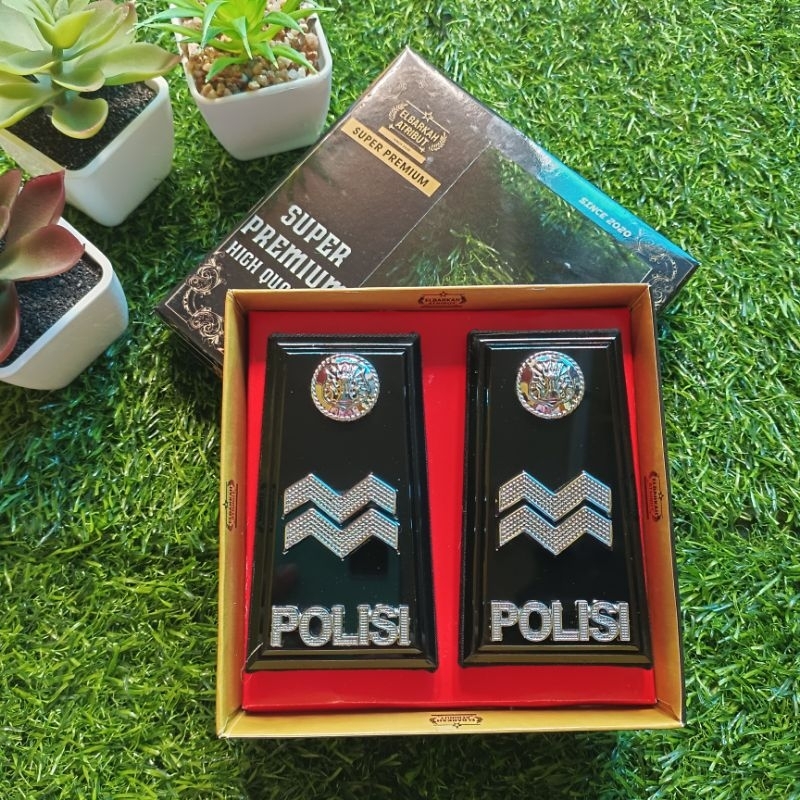 Jual PANGKAT AIPTU PDH FUL AKRILIK LIS HITAM / PANGKAT POLISI | Shopee ...
