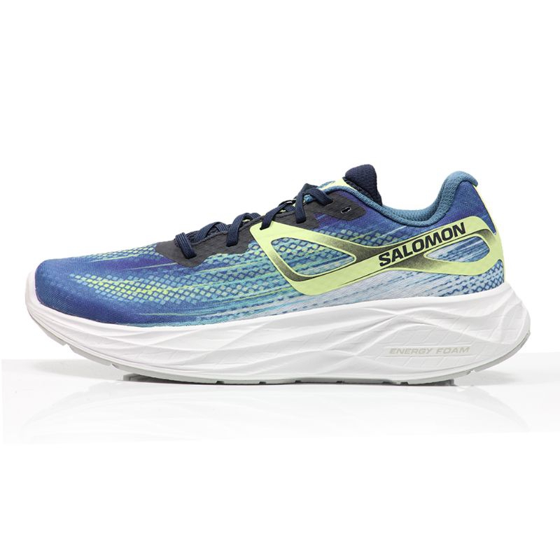 Jual Sepatu Running pria Salomon Aero Glide Grey Blue Original Made in ...
