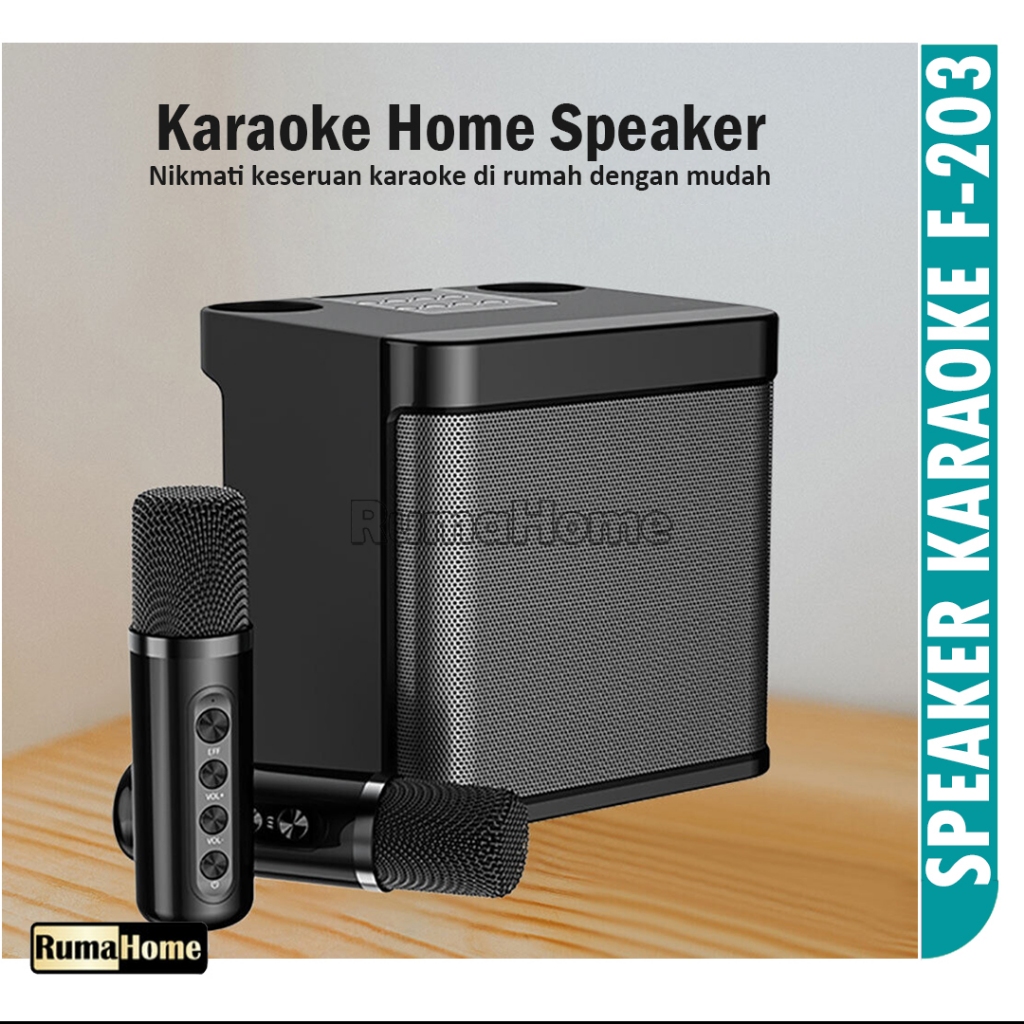 Jual Speaker square Bluetooth Karaoke 2 Mic garansi 1 thn, Wireless ...