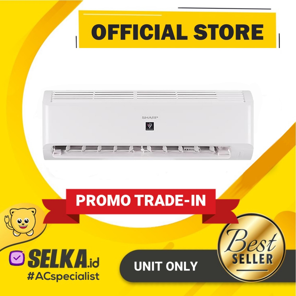 Jual AC SHARP AH-XP10BMY AC SPLIT 1 PK INVERTER PLASMACLUSTER GARUDA SERIES | Shopee Indonesia
