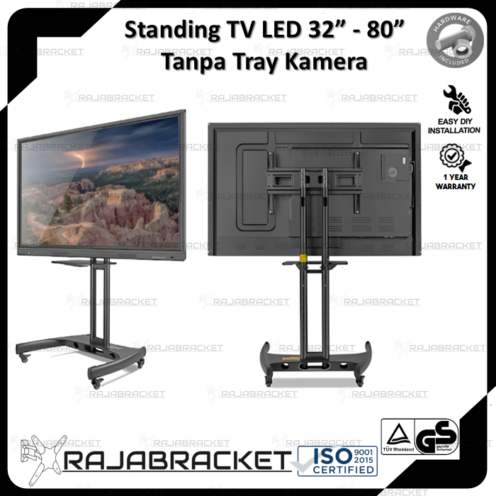 Jual Bracket TV Standing 32 40 43 50 55 60 65 70 75 80 inch, Standing ...