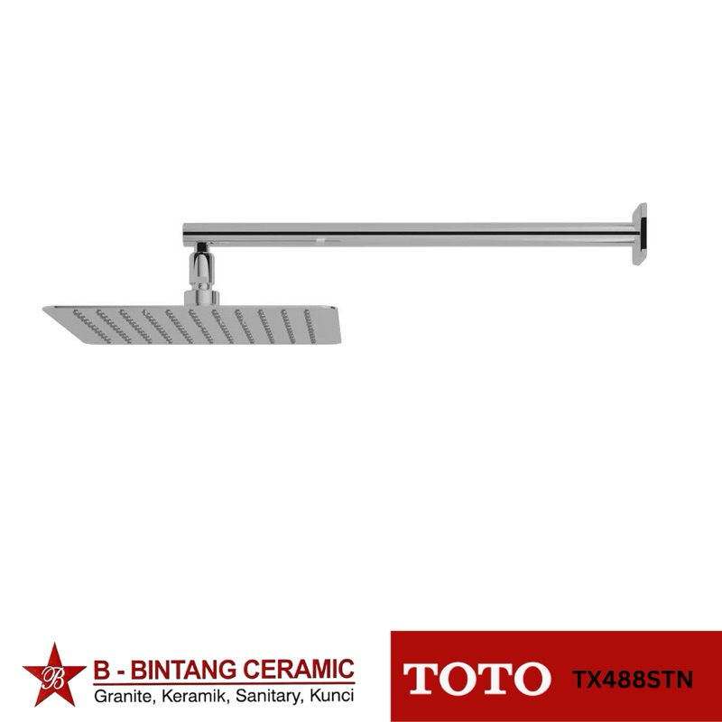 Jual TOTO Fixed Shower Head / Shower Tembok TX488STN | Shopee Indonesia