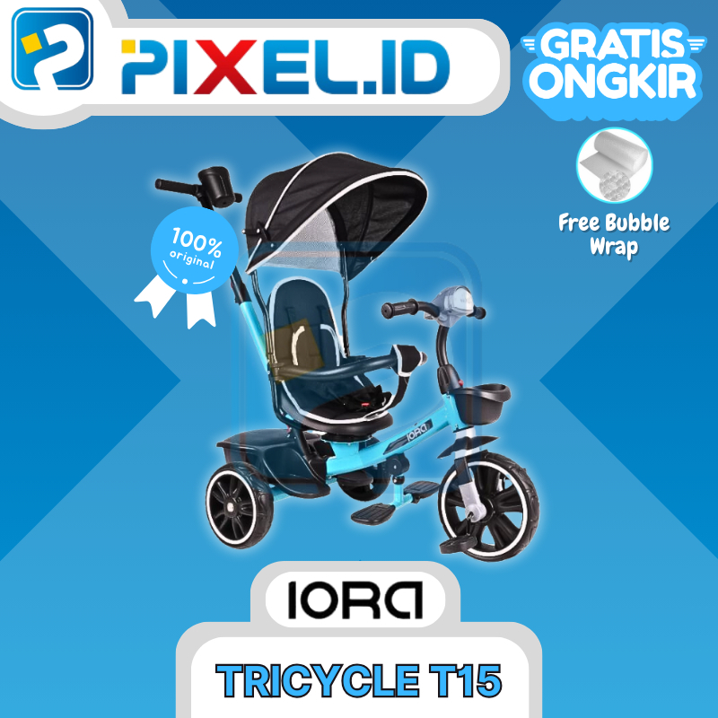 Jual SEPEDA ANAK TRICYCLE IORA T 15 / T15 BABY STROLLER RODA TIGA 3 ...