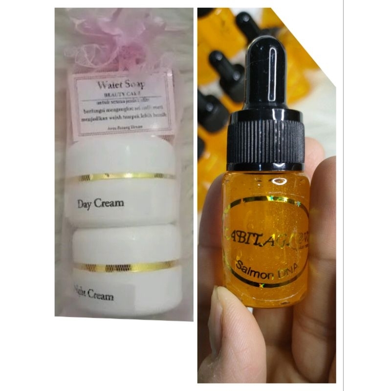 Jual Cream Walet Sarung Pink Premium + Serum Glowing Salmon DNA ...