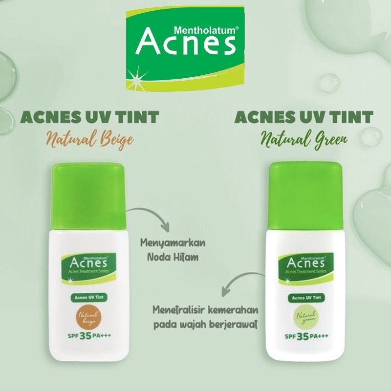 Jual Acnes UV Tint SPF 35 PA+++ 30 gr 100% Original Natural Green ...