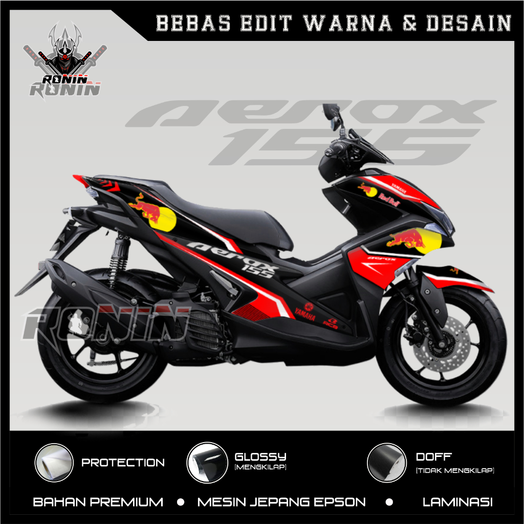 Jual Sticker Decal FULL BODY Aerox 155 Motif RB | Shopee Indonesia
