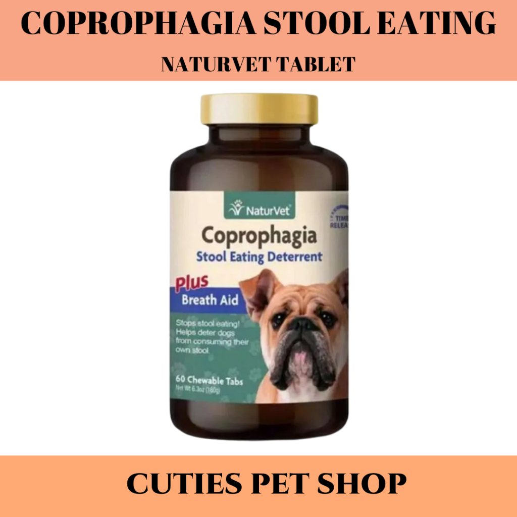 Jual NATURVET COPROPHAGIA STOOL EATING TABLET 60 PCS ANJING STOP MAKAN ...
