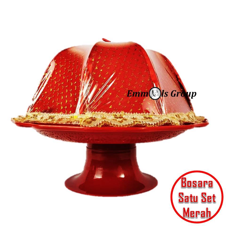 Jual Bosara Khas Bugis Makassar Satu Set Lengkap Warna Merah | Shopee ...