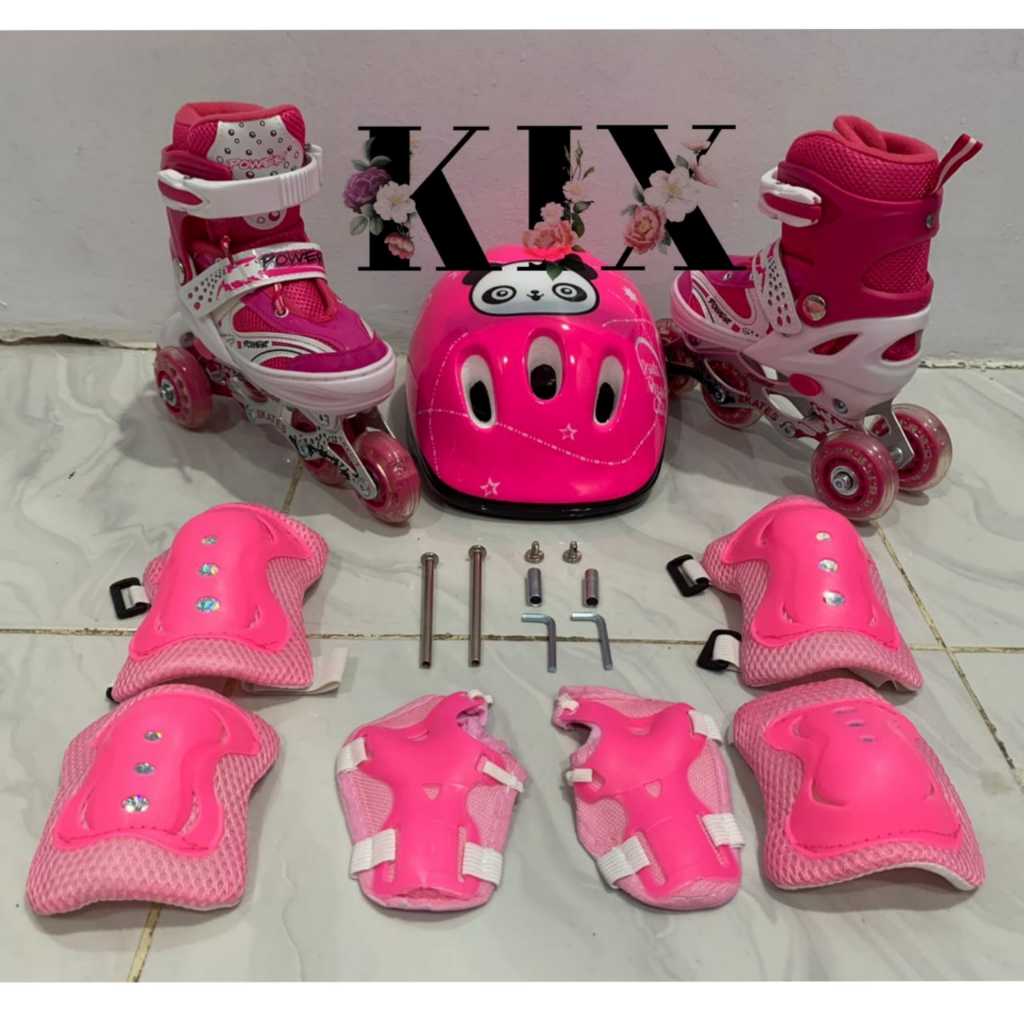 Jual SEPATU RODA BIRU MERAH PINK UNGU ANAK RODA MODEL BAJAJ FREE BAUT ...