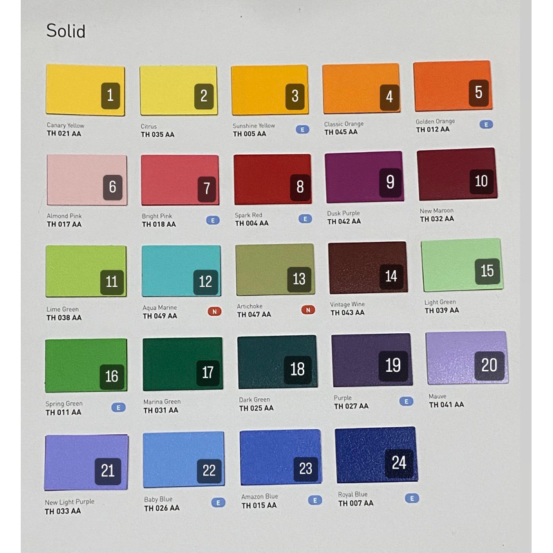 Jual SAMPLE HPL TACO SOLID (2) | Shopee Indonesia