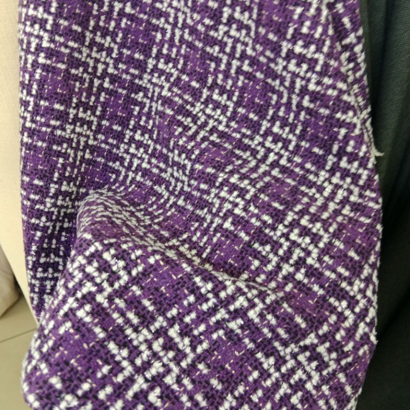 Jual bahan kain tweed chanel garment kain tweed akrilik | Shopee Indonesia