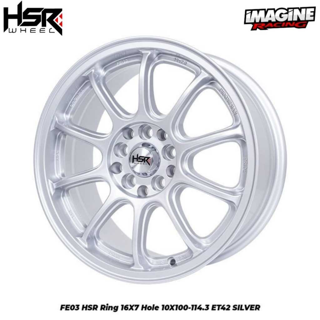 Jual Velg racing untuk mobil sienta celica ertiga innova ring 16 pcd 5x100-114,3 hsr fe03 ...