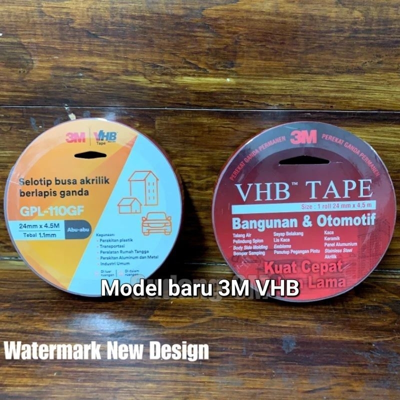 Jual Isolasi Bolak Balik Double Tape 3M VHB Merah 0.5 Inch 24mm x 4.5M ...