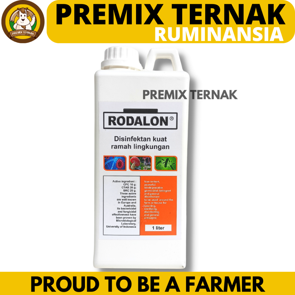 Jual RODALON 1 Liter Disinfektan Pembasmi Virus Kuman Bakteri - Like ...