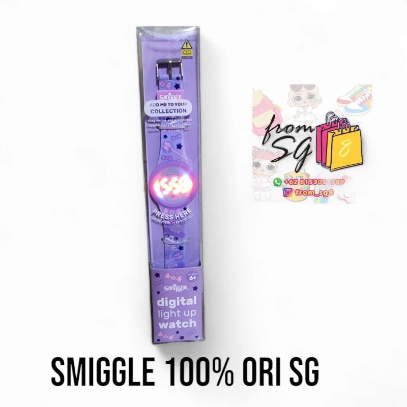 Jual Smiggle Digital Light up watch ORIGINAL | Shopee Indonesia