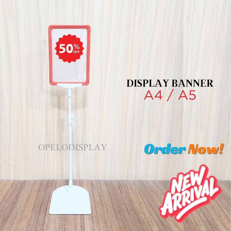 Jual DISPLAY HARGA POP UP PROMOTIAN STAND A4 / A5 SUPERMARKET POSTER ...