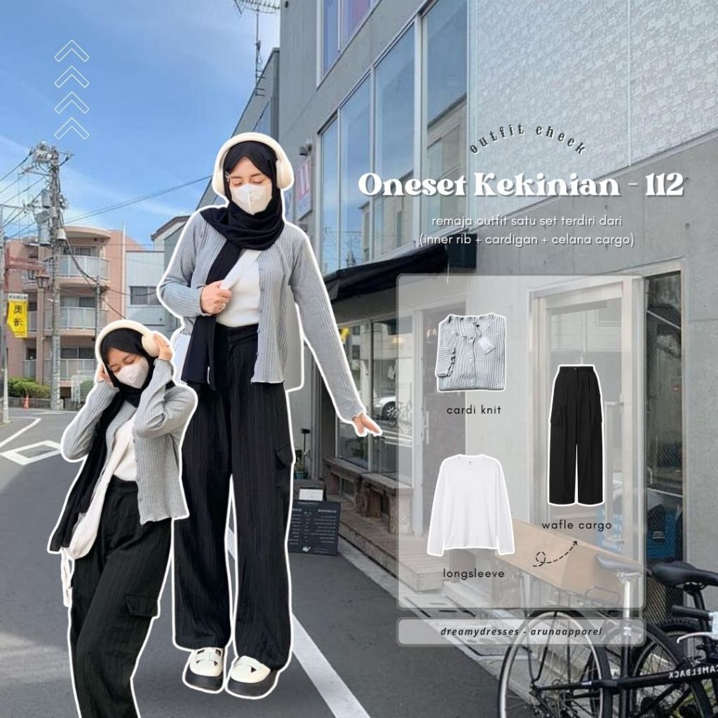 Jual Set 112 - Outfit Remaja Wanita Kekinian OOTD Pelajar Study Tour ...