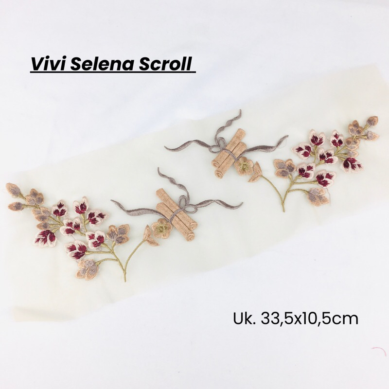 Jual Sew On Vivi Selena Scroll | Shopee Indonesia