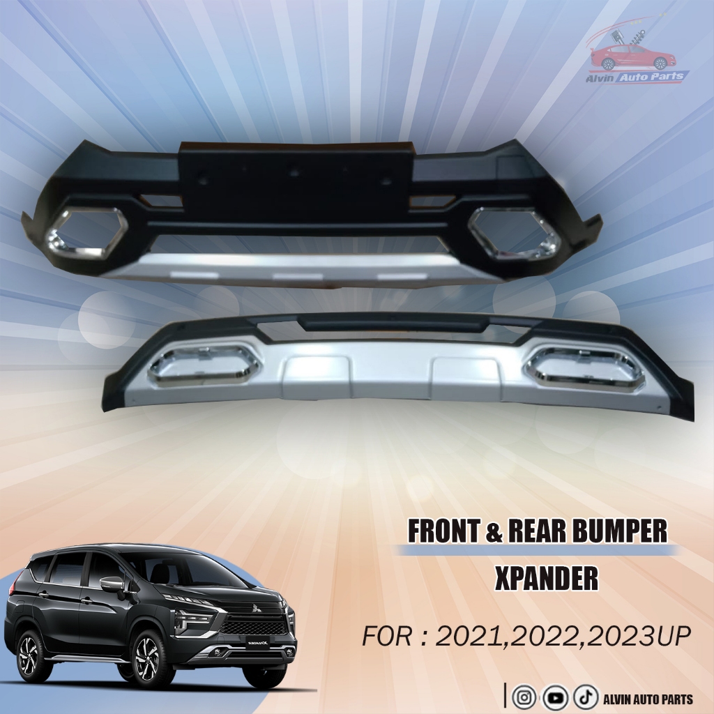 Jual BUMPER DEPAN BELAKANG XPANDER 2023 / BUMPER GUARD XPANDER 2023 ...