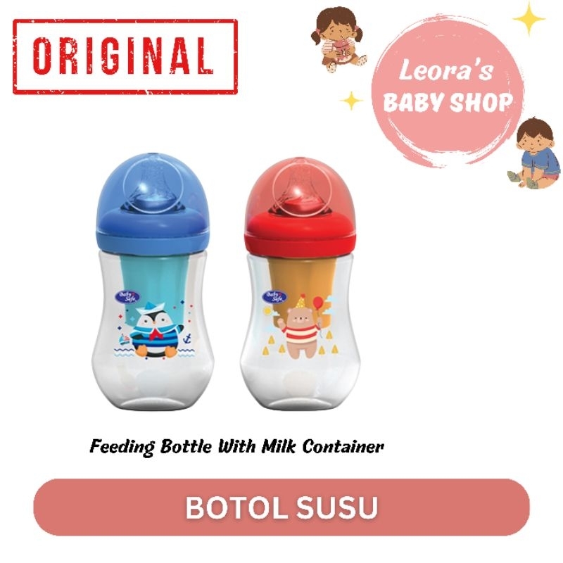 Jual Botol Susu dengan kontainer susu Babysafe | Shopee Indonesia