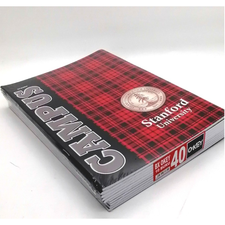 Jual (10Pcs) BUKU TULIS BOXY OKEY 40LEMBAR / NOTEBOOK CAMPUS B5 ...