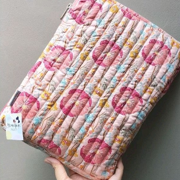 Jual Quilted Ipad Sleeve Bunga Poppy Mamayaya Project New | Shopee ...