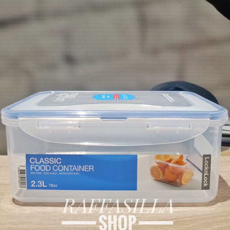 Jual LocknLock Rectangular Tall Classic 2.3L Lock&Lock Food Container ...