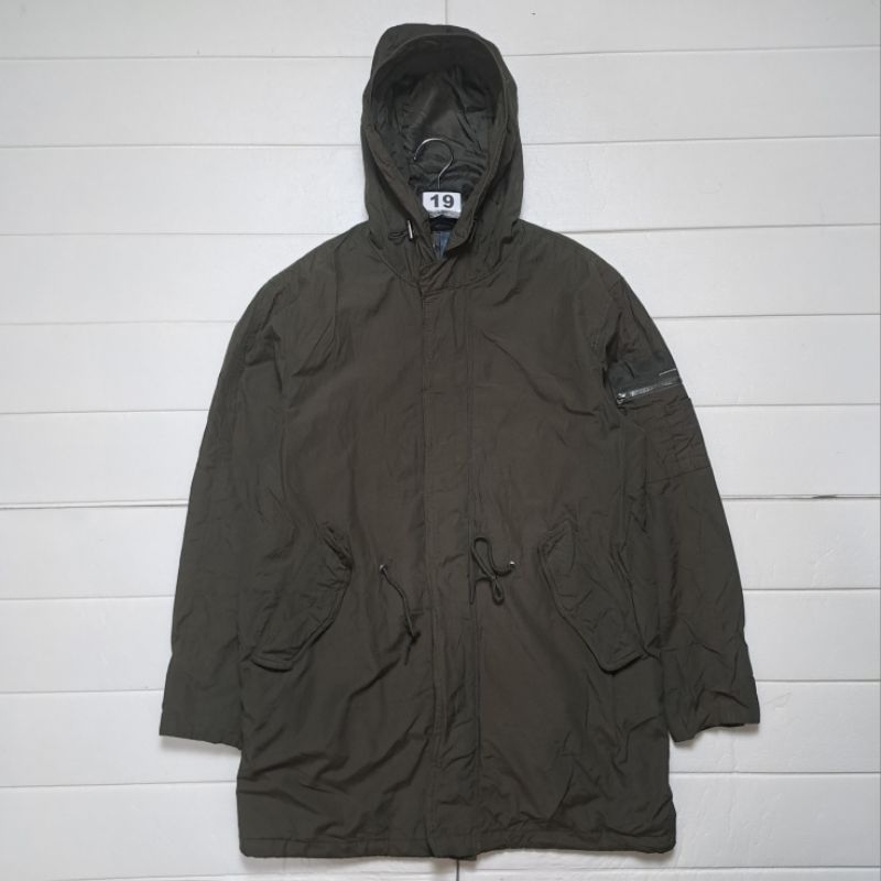 Jual JAKET PARKA FISHTAIL M65 ZARA MAN SIZE L | Shopee Indonesia