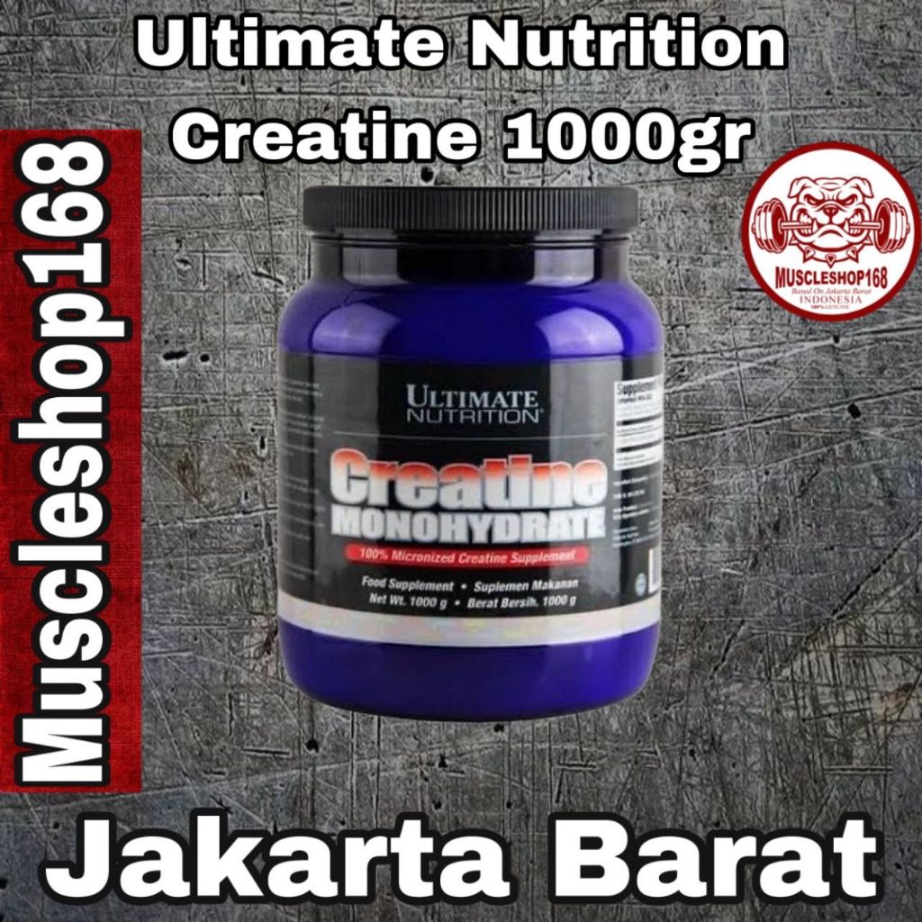 Jual Ultimate Nutrition Creatine Monohydrate 1000 gr Powder 200 Serv ...