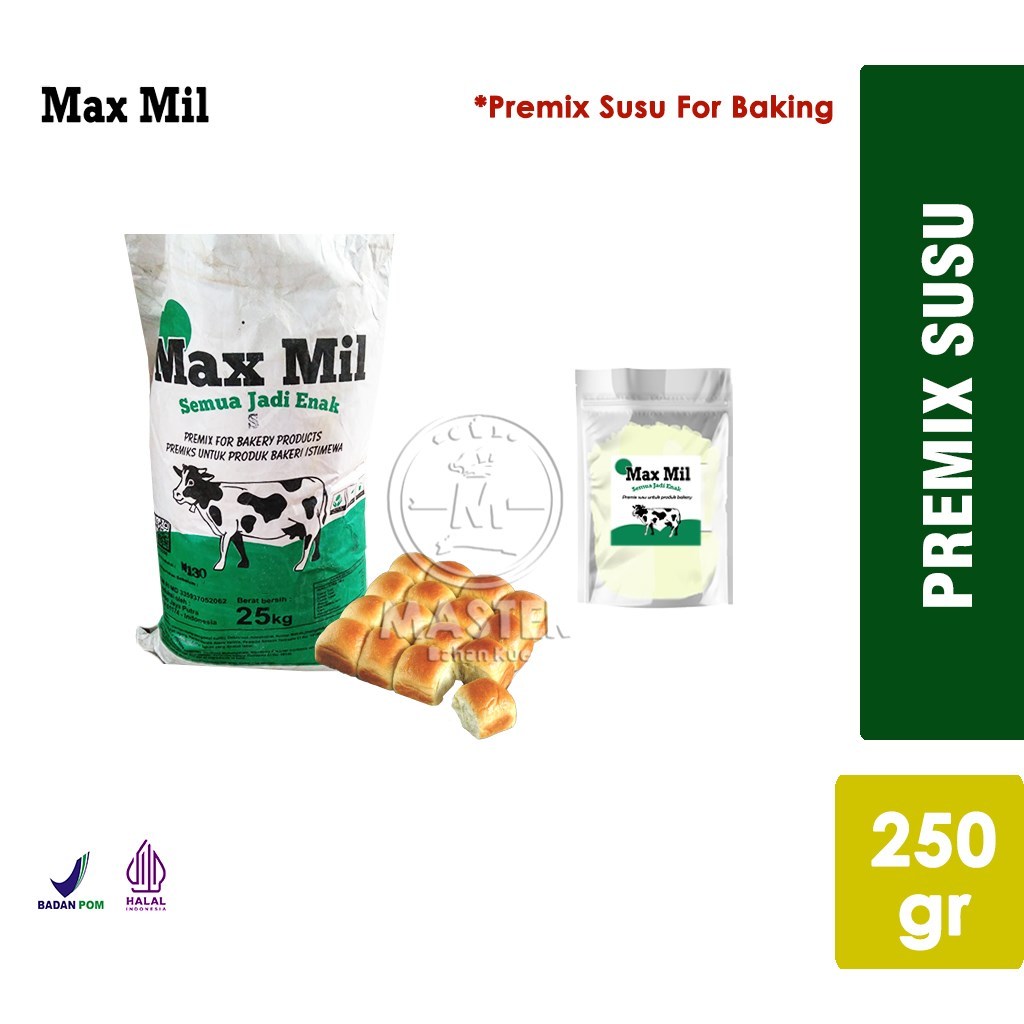 Jual Premix Susu Full Cream Max Mil / Premix Susu For Baking [250 gr ...