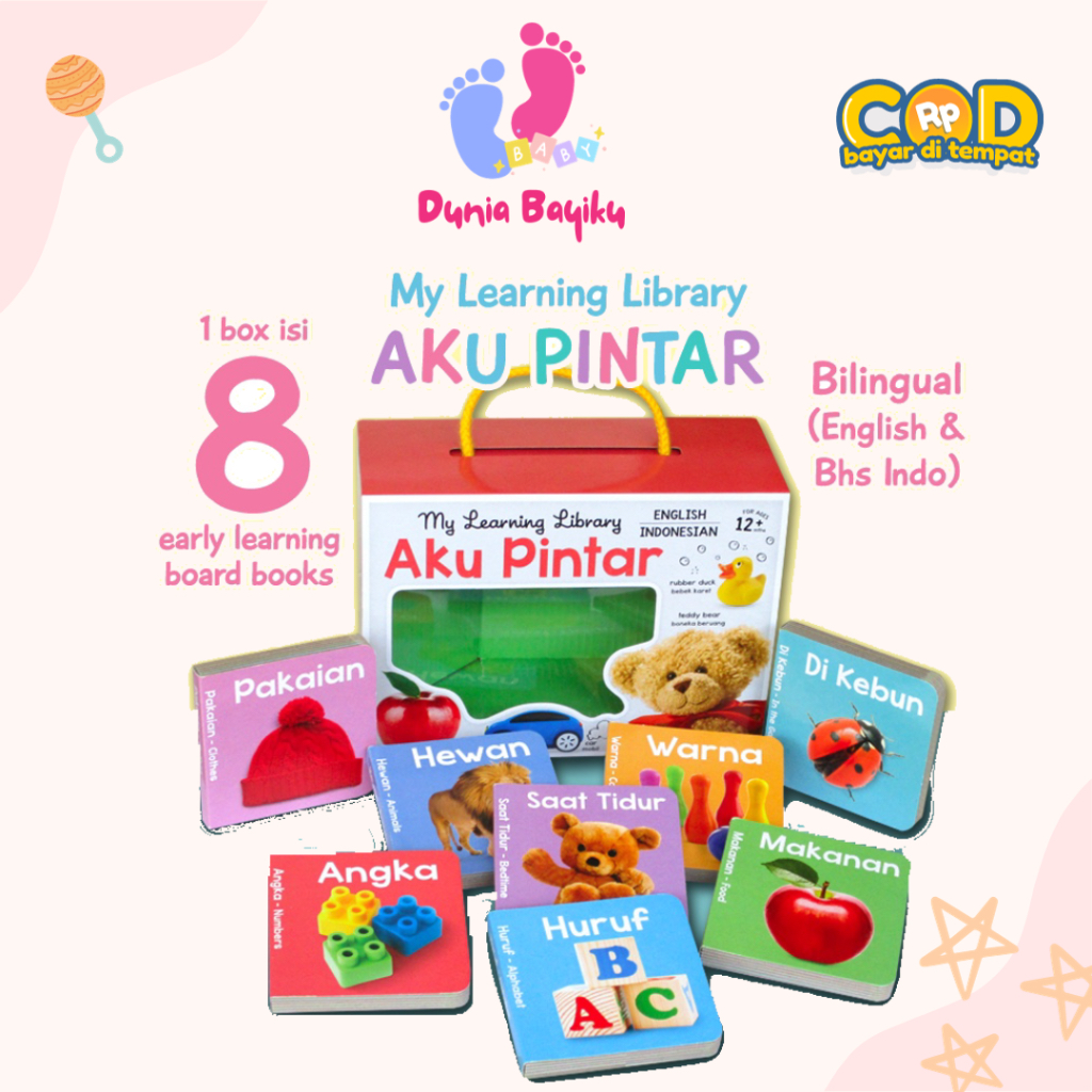 Jual GinukGinuk Books Bilingual My Learning Library AKU PINTAR Bahasa ...