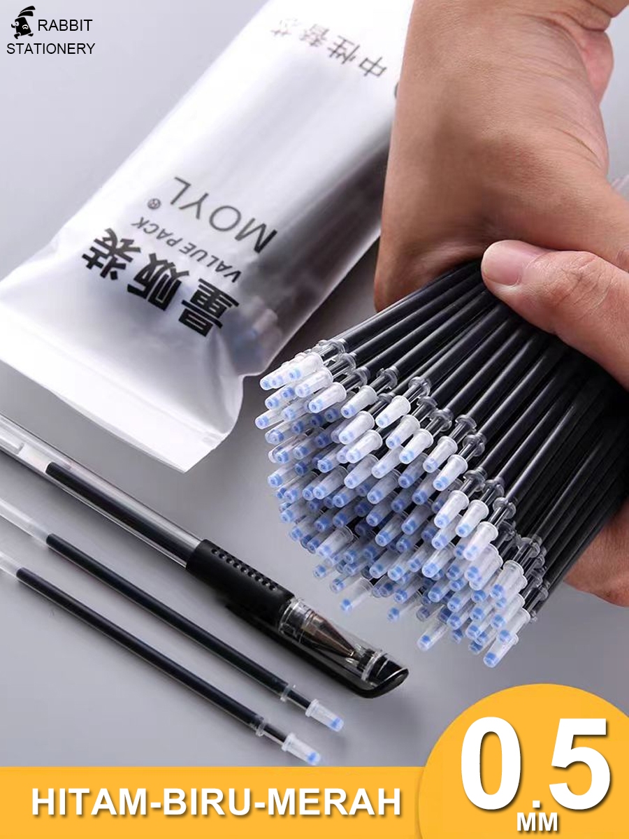Jual 20PCS Isi Pulpen/REFILL TINTA GEL ISI ULANG TINTA PULPEN PENA GEL ...