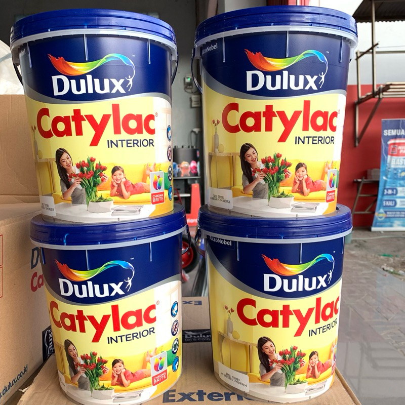 Jual CAT TEMBOK DULUX CATYLAC INTERIOR 5 KG / CAT TEMBOK INTERIOR ...