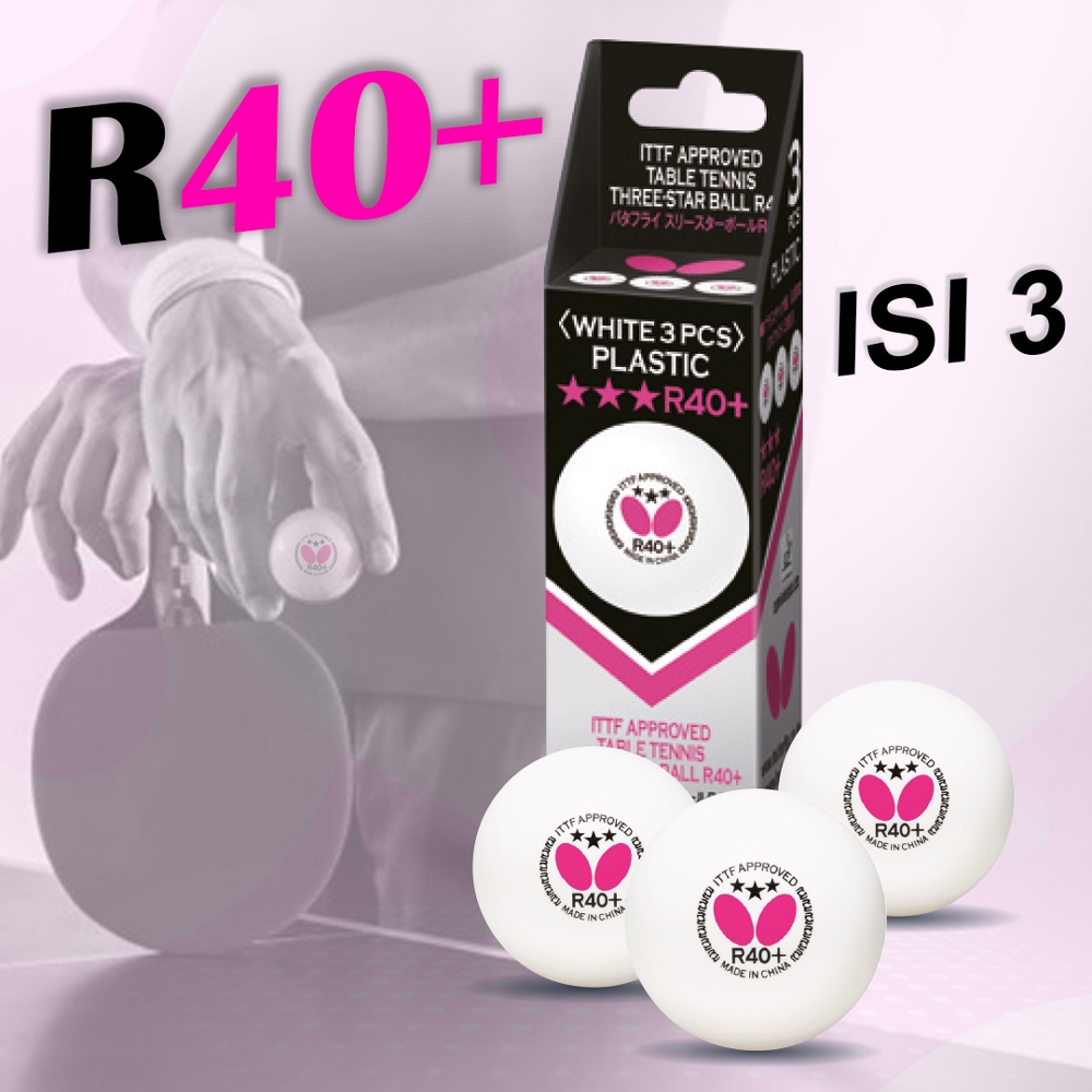 Jual Bola tenis meja Tiga Bintang R40+ isi 3 | Shopee Indonesia
