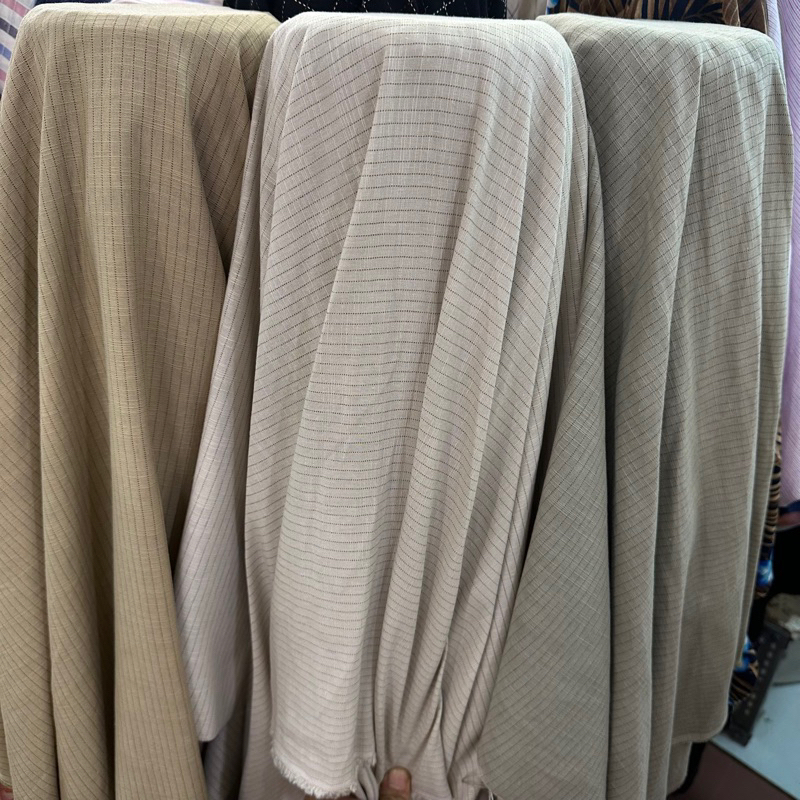 Jual kain katun Pure linen ( harga per meter ) | Shopee Indonesia